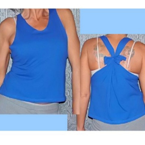 Upcycled | Tops | Royal Blue Muscle Tee Workout Tank | Poshmark